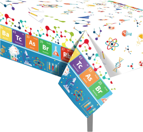 2 Pack Science Party Tablecloth Science Party Decorations Laboratory ...