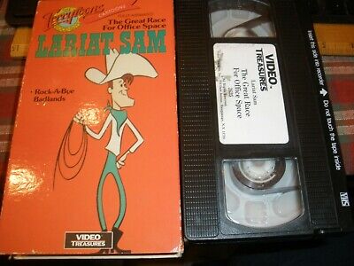 VHS Terrytoons Lariat Sam Great Race For Office Space VHS Rock a bye ...