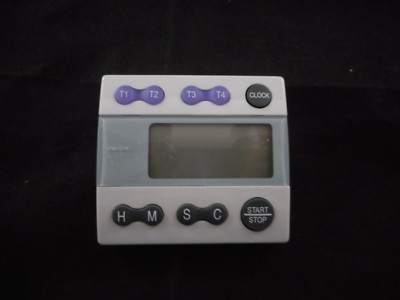 VWR Traceable Four-Channel Alarm Timer with Clock 62344-641 B | eBay