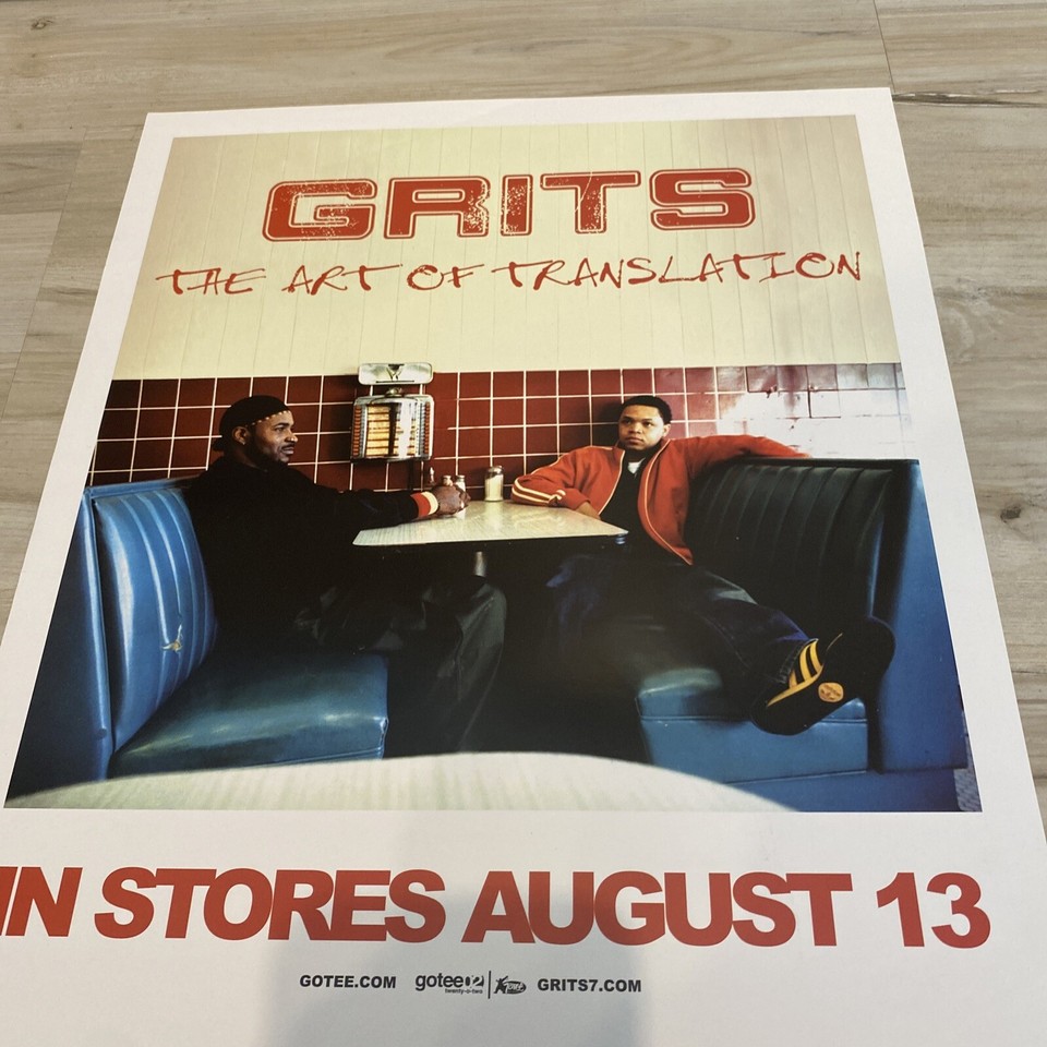 Grits The Art Of Translation 11x17 Album Poster Christian Hip Hop Gotee ...