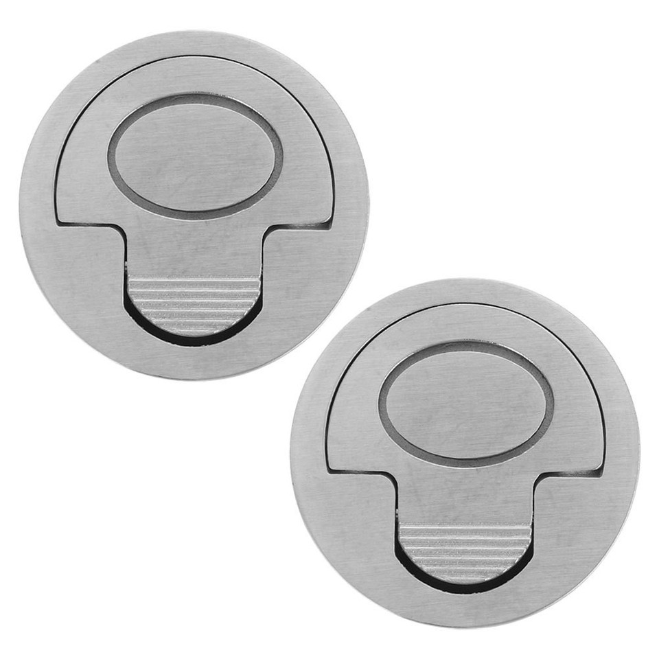2 Pcs Marine Hatch Handle Recessed Pull Flush Boat Handles Latch | eBay ...