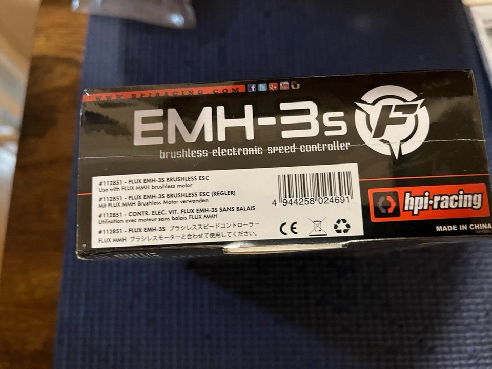HPI ESC EMH- 3s HPI Savage XS Flux 1/12 Monster Truck | eBay UK