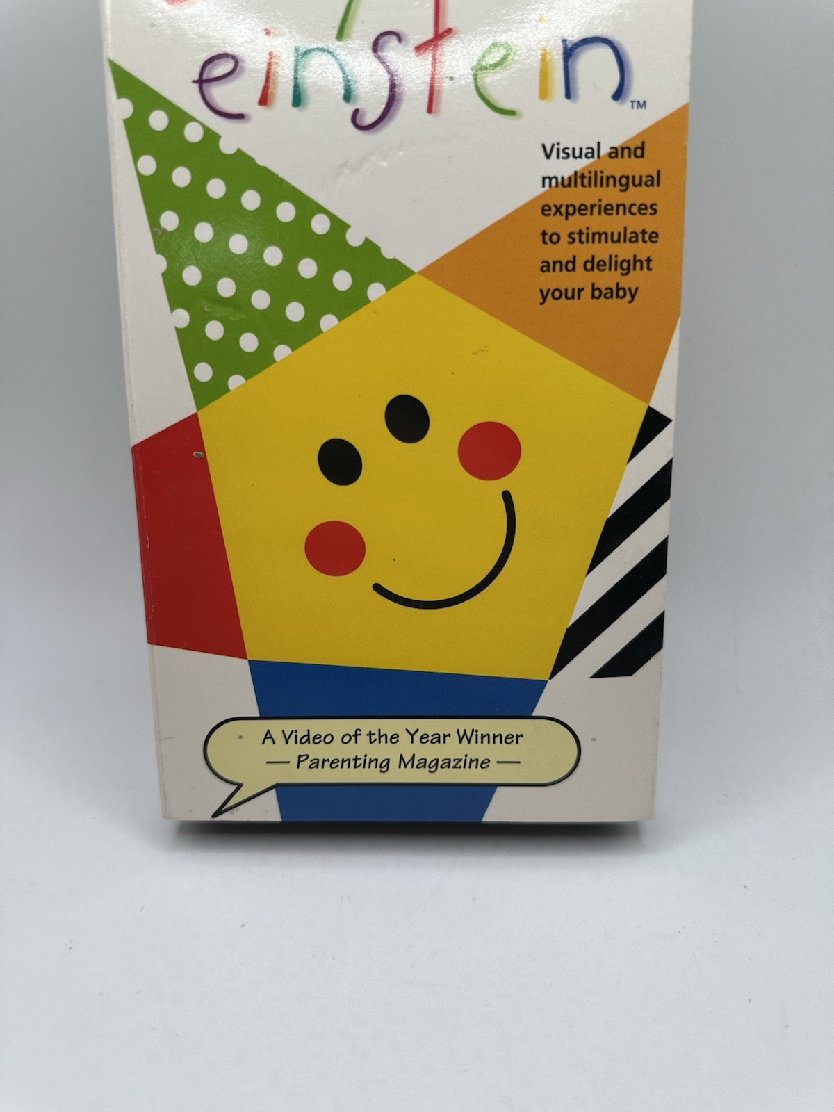 Baby Einstein Language Nursery VHS Tape 1998 Ages 1-18 Months Missing ...