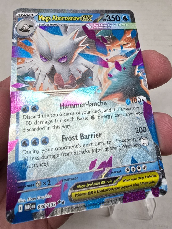 Pokémon Card TCG: Mega Abomasnow ex (Double Rare) 036/132 - Mega ...
