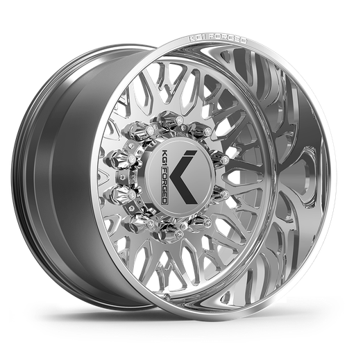 24x14 KG1 Forged KD014 Trident-S Polish DUALLY SS FRONT Wheel Blank ...