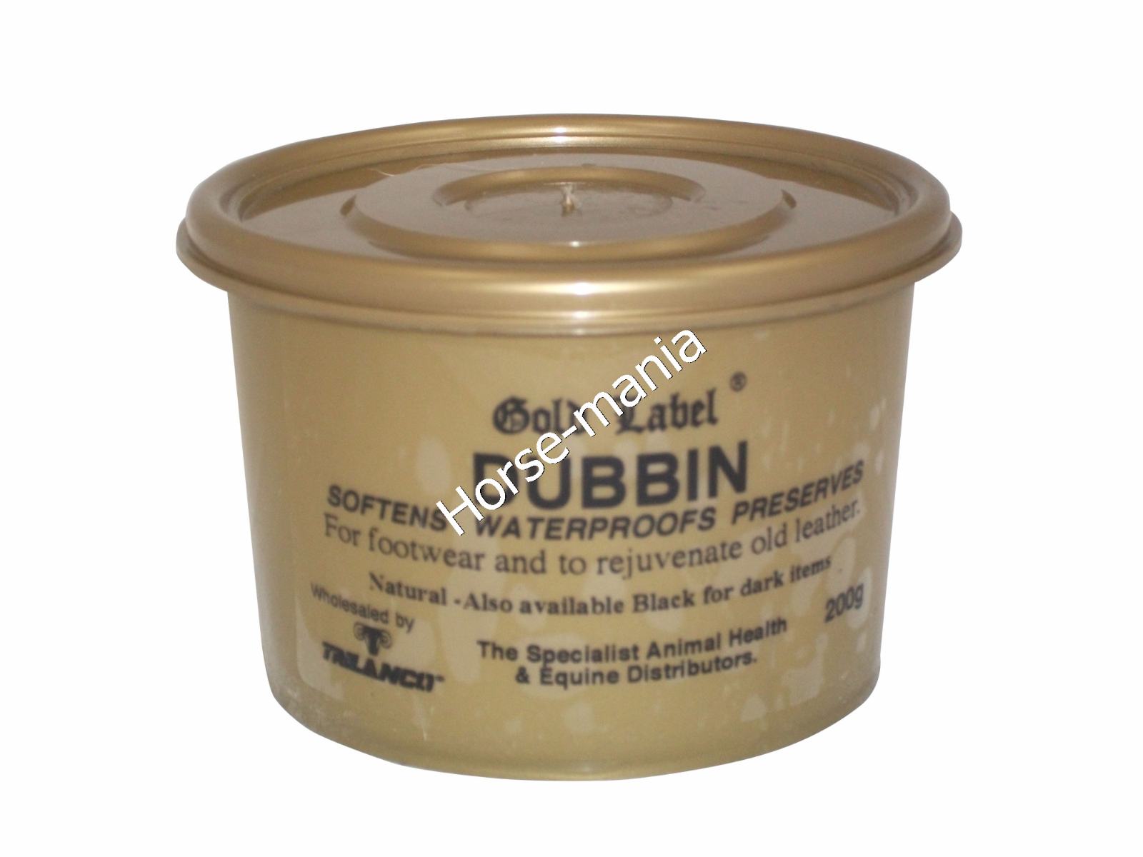 GOLD LABEL DUBBIN - WATERPROOFS AND SOFTENS LEATHER BLACK BROWN OR ...