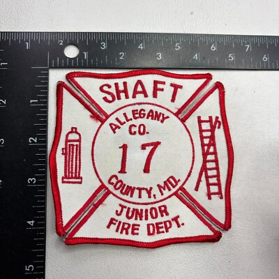 SHAFT ALLEGANY COUNTY MD JUNIOR FIRE DEPT. Patch (Firefighter) 563 | eBay