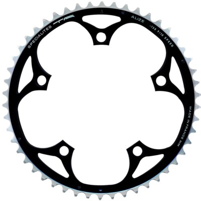 TA Alize Triple 130mm BCD 5 Arm Outer Chainring - Black - 9 / 10 / 11 ...