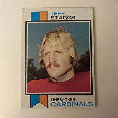 1973 Topps Football Jeff Staggs St Louis Cardinals Card #182 | eBay
