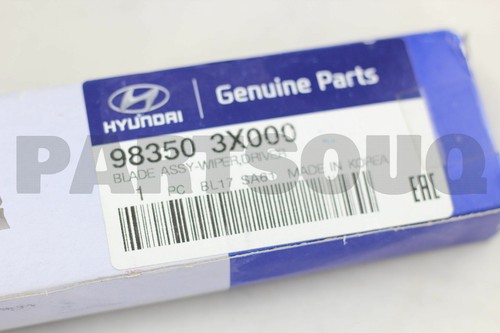 983503X000 Genuine Hyundai / KIA BLADE ASSY-WIPER,DS | eBay