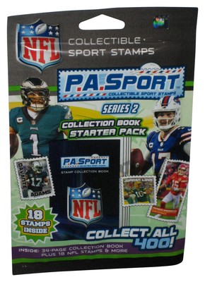 NFL P.A. Sport Stamps Series 2 Collection Book Starter Pack | eBay