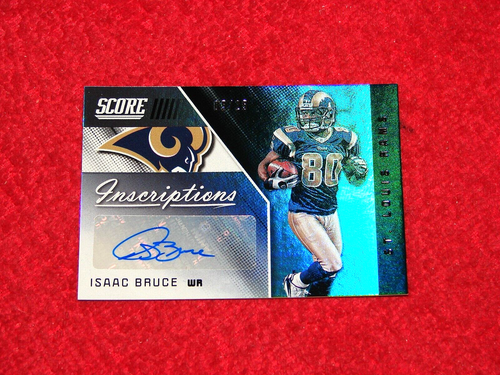 ISAAC BRUCE RAMS 2019 SCORE INSCRIPTIONS AUTO #26 05/25 (CD80) | eBay