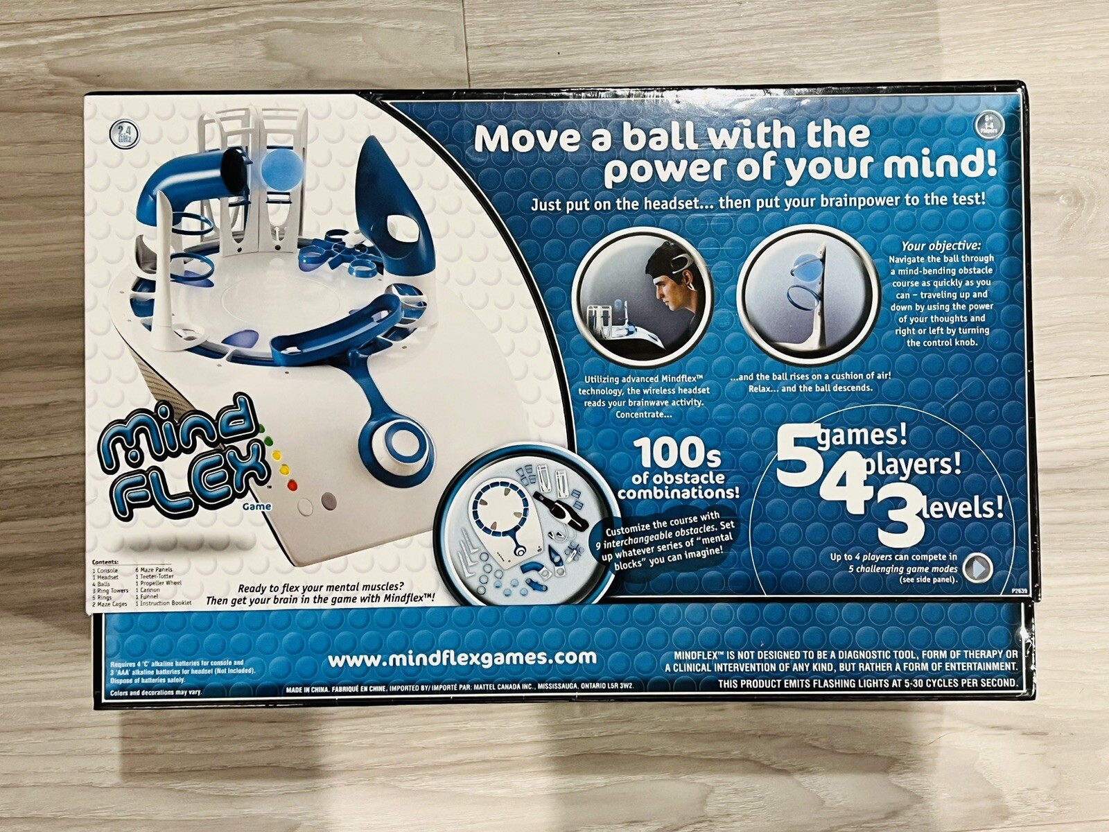 Mindflex Game Mattel SEALED 2010 Mind Flex P2639 BRAND NEW 787799974179 ...