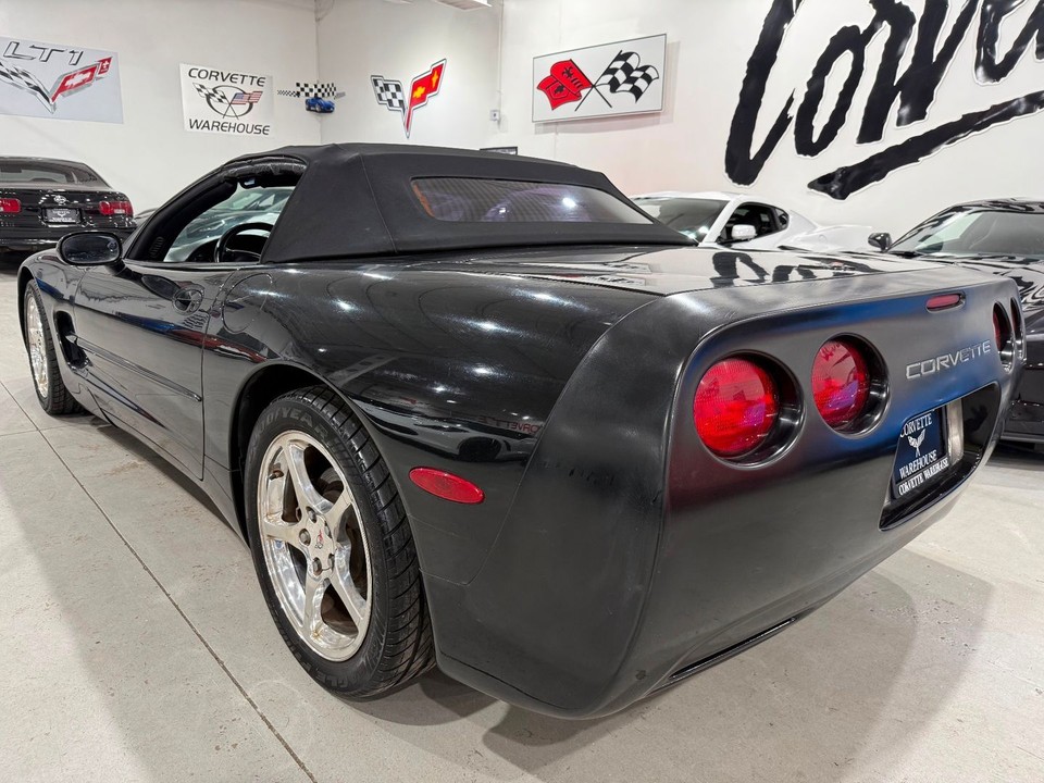 2002 Chevrolet Corvette CONV 1SC, AAB, B84, MX0 QF5, Black Top, Auto ...
