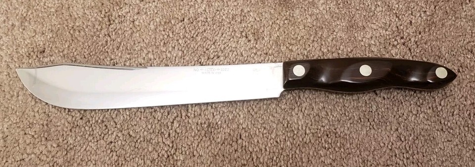 Vintage Cutco Knives 1022, 1023, 1025 Lot Of 3 Knives Made In USA Brown ...