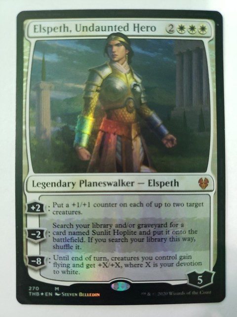 MTG Elspeth, Undaunted Hero Theros Beyond Death 270 Foil Mythic for ...