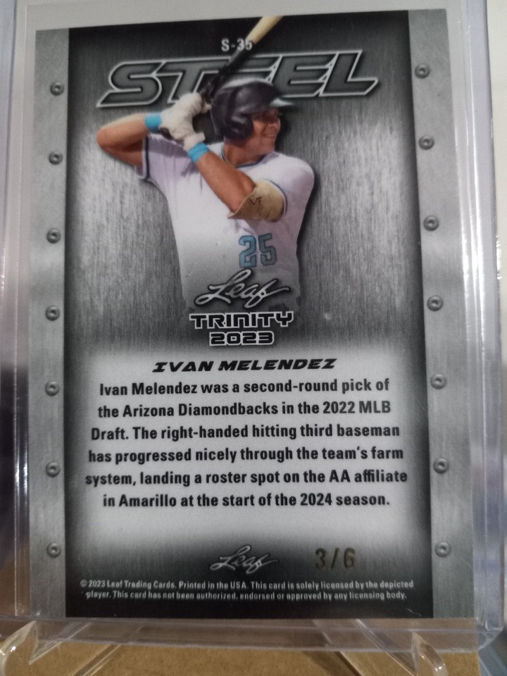 2023 leaf trinity Ivan Melendez Carbon Steel 3/6 | eBay