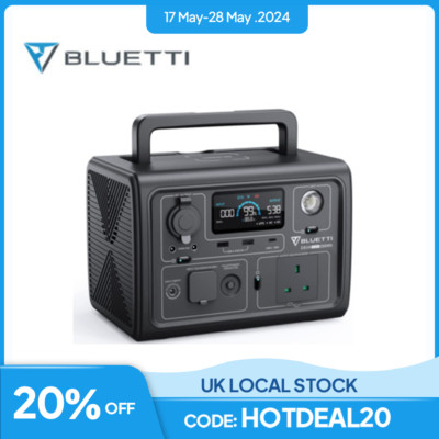 BLUETTI EB3A Portable Power Station 600W 268Wh LiFePO4 Battery Charge ...