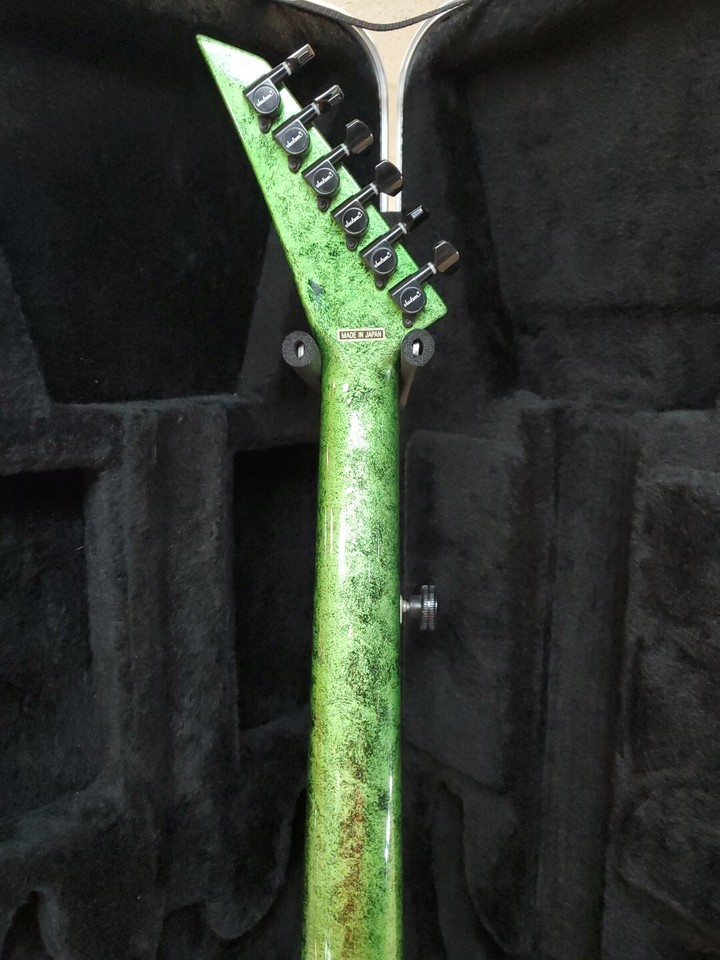 Jackson SL3MG GSW Soloist rare GREEN SWIRL FLOYD ROSE & DELUXE CASE S ...