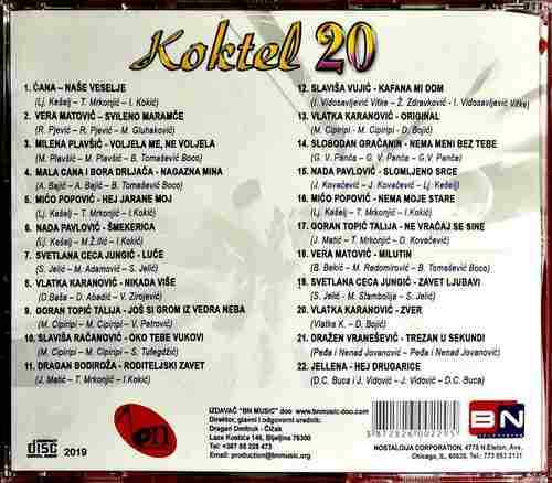 CD BN MUSIC KOKTEL 20 KOMPILACIJA 2019 | eBay UK