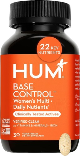 HUM Base Control - Daily Women's Multivitamin & Minerals w/B Complex ...
