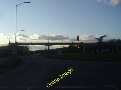 Photo 6x4 Footbridge over the Langley roundabout Slough/SU9979 c2012 ...