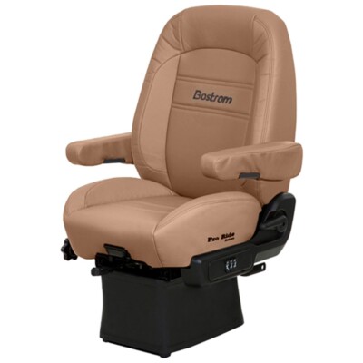 Bostrom Pro Ride Low Base Mid-Back Seat - Tan Ultra-Leather | eBay