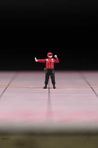 1/72 Scene Prop Aircraft Carrier Ground Service Crew Man Miniatures ...