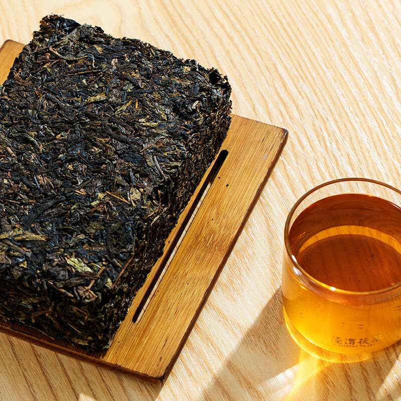 Jingwei Fu Tea Jingyang Shaanxi Fu Brick Tea Black Tea Golden Flower ...