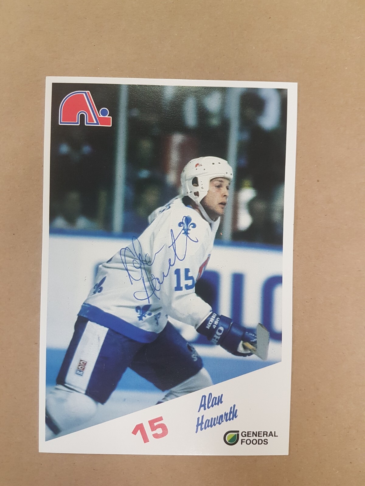 Alan Haworth Autograph Card Signed Hockey General Foods | eBay