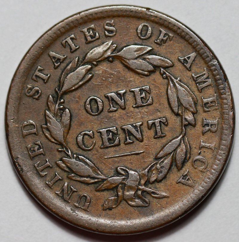 1839 Coronet Head Large Cent - Silly Head - US 1c Copper Coin | eBay