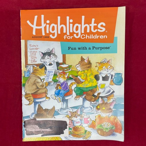 Vintage Highlights For Children Magazine - August 1999 | eBay