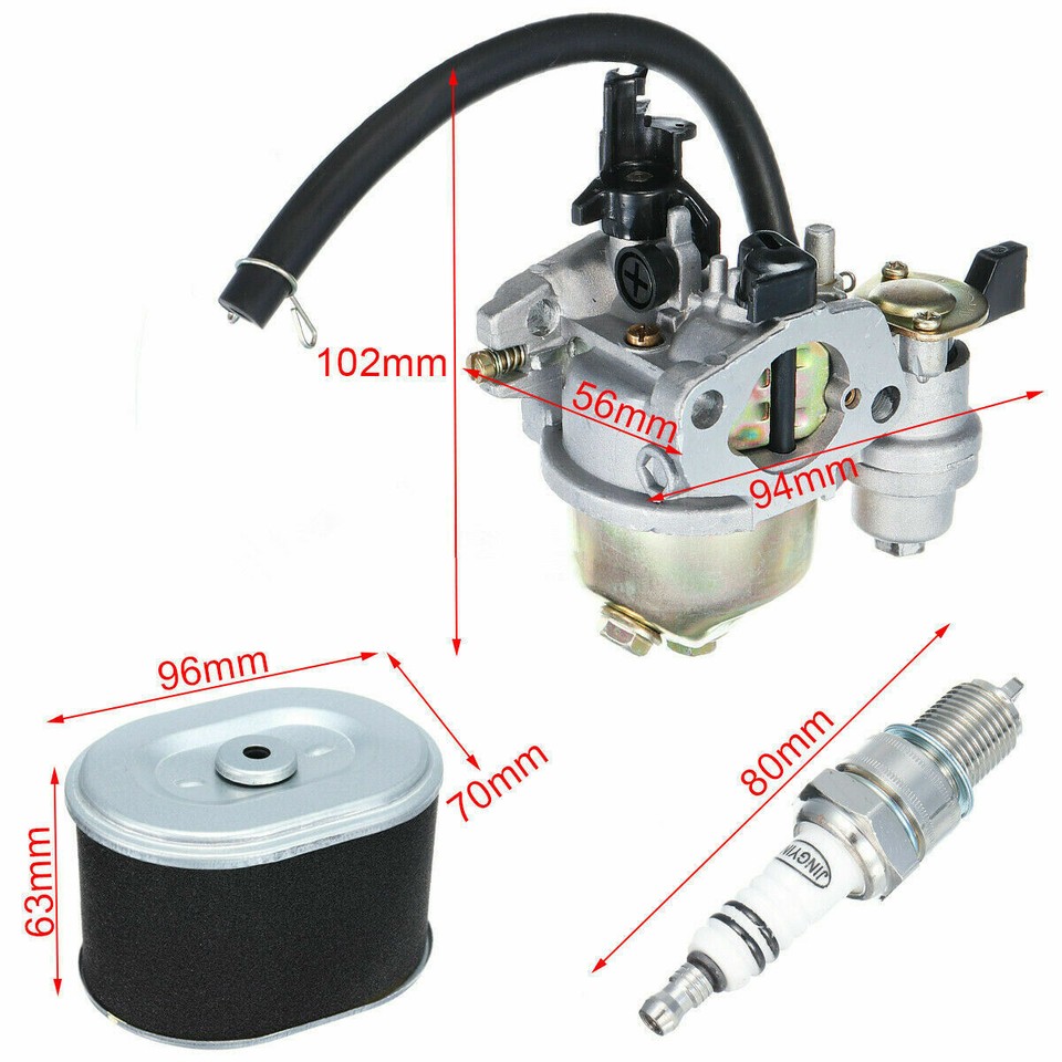 Carburetor Carb Air Filter Plug Kit For Honda GX160 GX120 5.5HP GX200 6 ...
