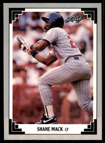 1991 Leaf Shane Mack Baseball Cards #40 | eBay