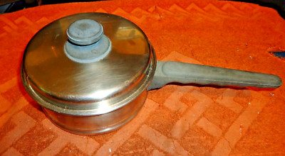 Vintage Lifetime Stainless Steel 1 1/2 qt Sauce Pan Pot with Lid 6 1/2 ...