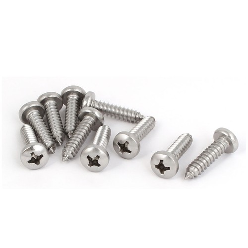 M6,3x25mm Acier Inoxydable 316 Tête Dur Vis Autotaraudeuses 10Pcs | eBay