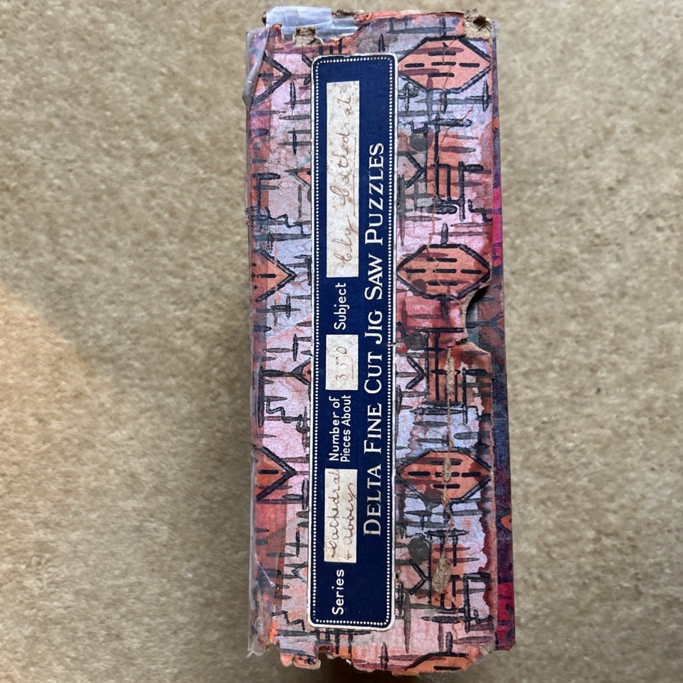 Rare Vintage Delta Fine Cut Wooden Jigsaw Puzzle - Ely Cathedral | eBay UK