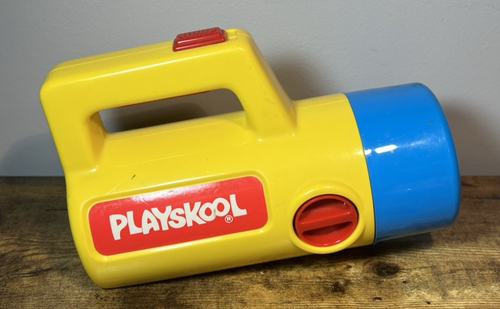 Vtg 1986 Playskool Flashlight Red Green Color Change Lens, Works Great ...