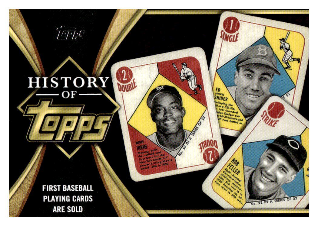 2021 Topps The History of Topps #HOT2 First Baseball Playing Cards Are ...