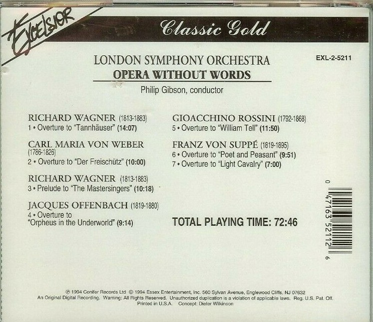 Opera Without Words - CD - NEW - SEALED - FREE SHIPPING | eBay