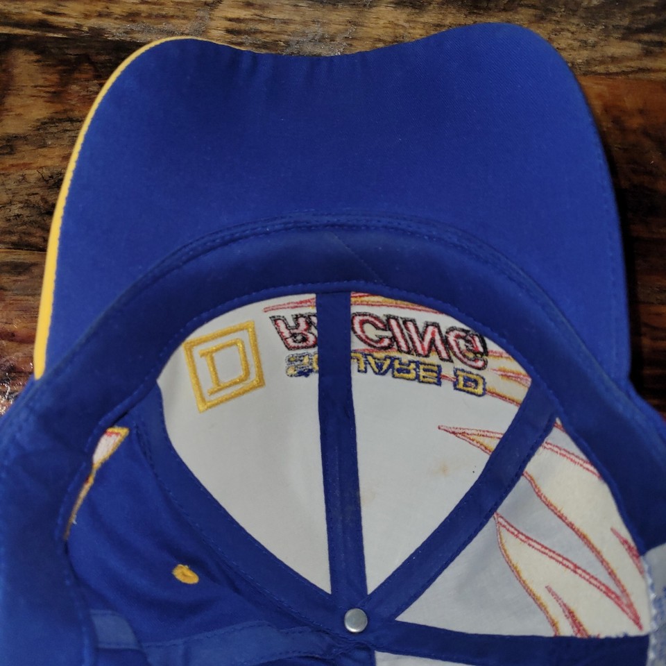 Vintage NASCAR Kenny Wallace #81 Square D Racing Snapback Hat Cap Blue ...
