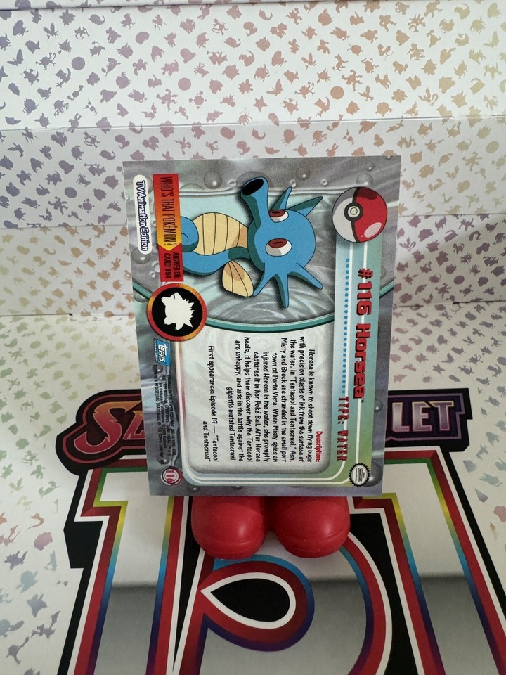 Pokemon Topps HORSEA card#116 1999 (T)... | eBay