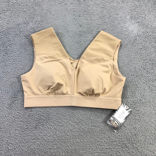 Tommie Copper Shoulder Support Bra Womens Extra Large Pullover Beige ...