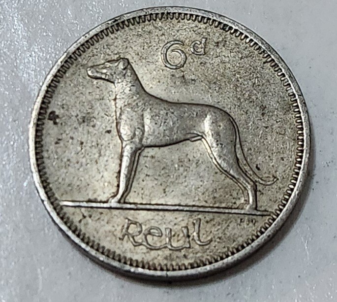 IRELAND 🇮🇪 REUL / SIX (6) PINGINE COIN 1964 | eBay
