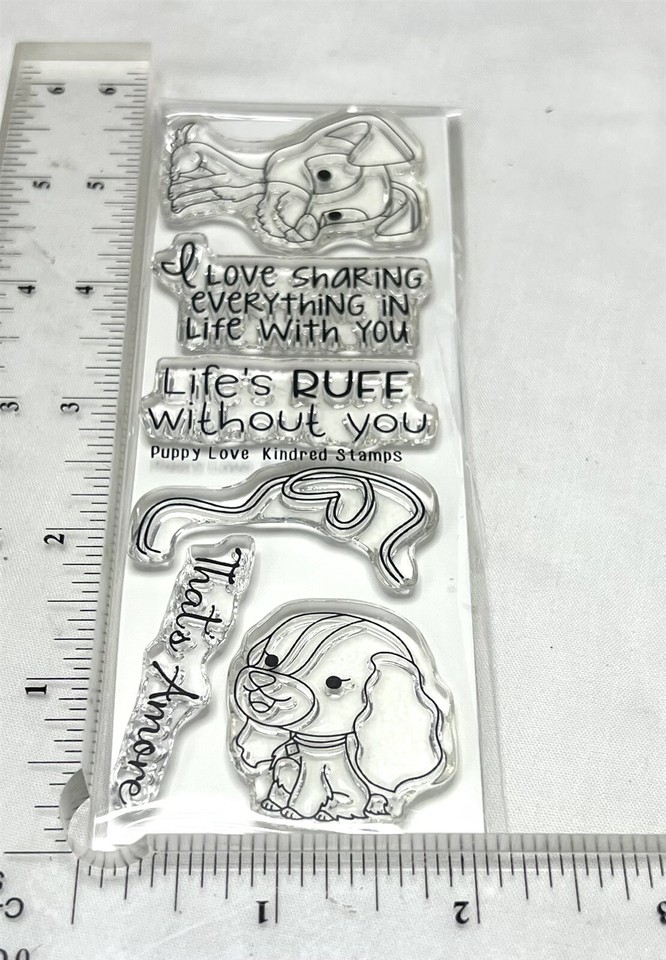 Kindred Stamps LADY & THE TRAMP Puppy Love Dogs Disney Rubber Stamps | eBay