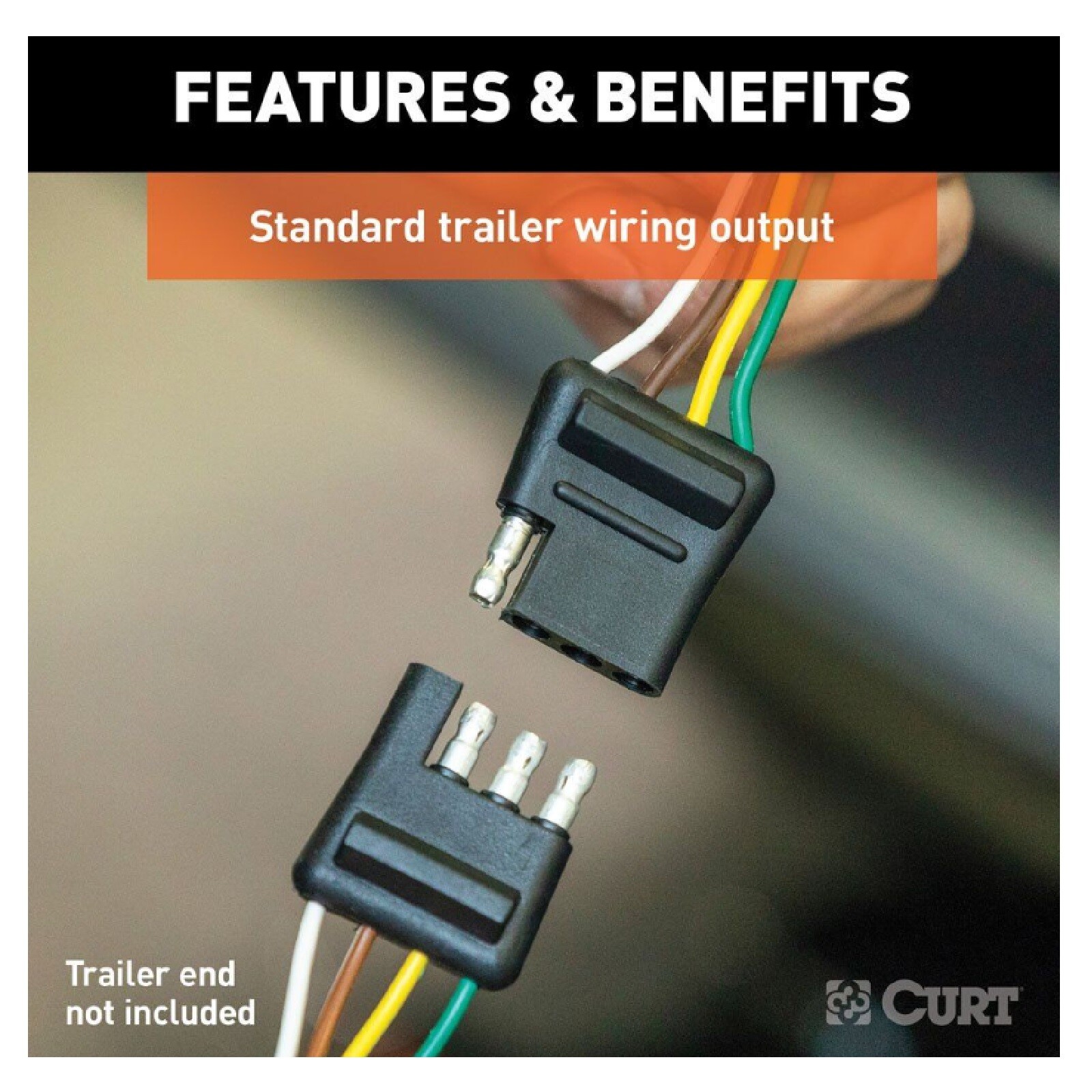 Curt 56012 Custom Wiring Connector for Chevrolet Equinox / Pontiac ...