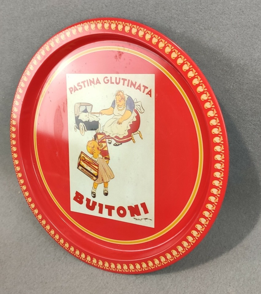 Buitoni Vintage Gluten-Free Pasta Metal Tray Plate 13 Inches Diameter ...