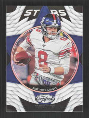 Daniel Jones 2020 Panini Certified Certified Stars New York Giants #CS ...