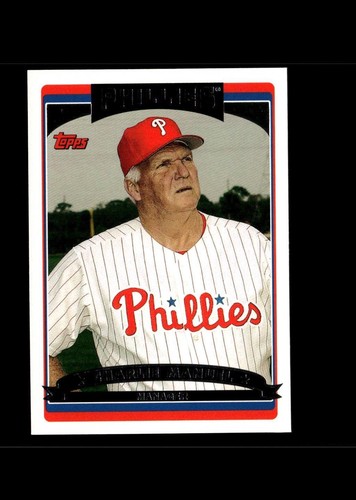 Charlie Manuel 2006 Topps Baseball Card #286 Philadelphia Phillies | eBay