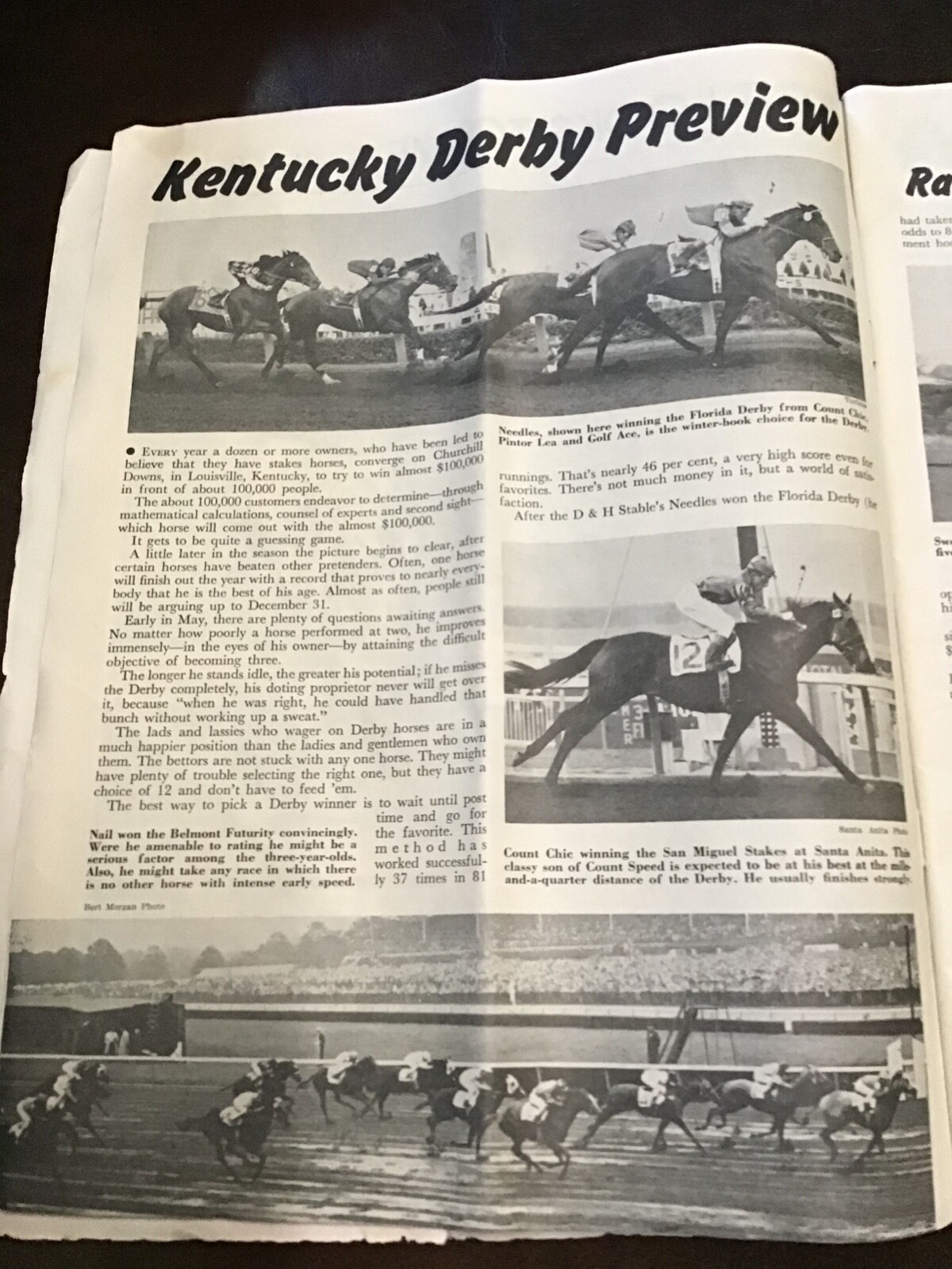 TURF AND SPORT DIGEST, May 1956 Kentucky derby issue Needles | eBay